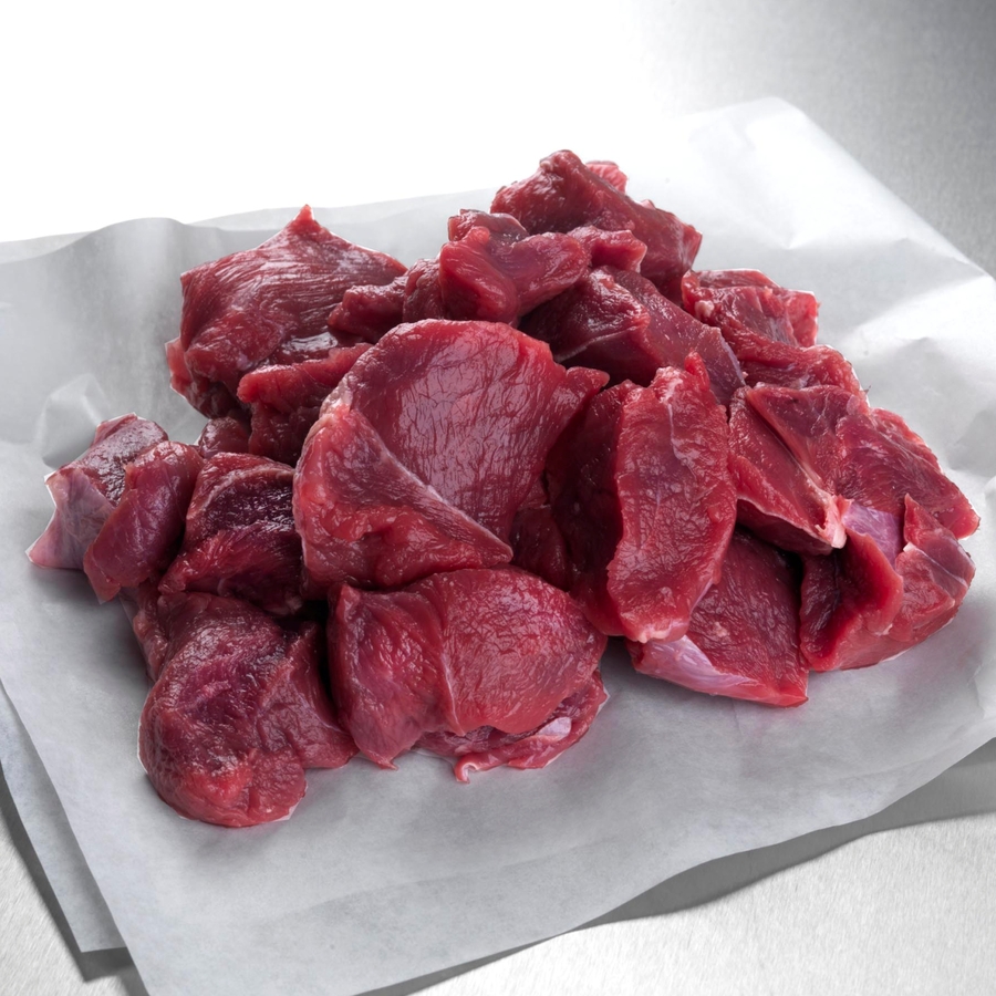 Belted Galloway Diced Casserole Beef - Junes Farm